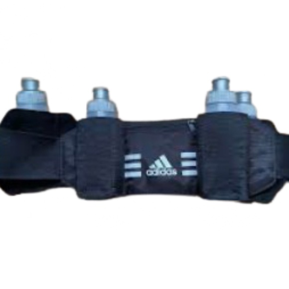 adidas | Accessories | Adidas Black Run Belt Drink Bottles | Poshmark